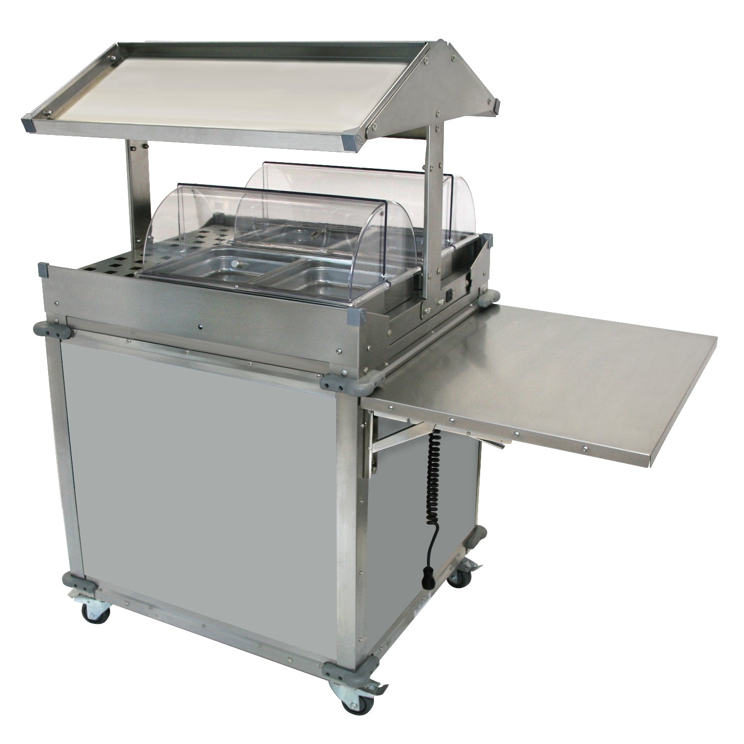 Cadco CBC‑GG‑2 2‑Heated Bay Grab & Go Cart